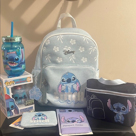 Primark | Bags | Disney Primark Stitch Backpack Limited Edition Funko ...